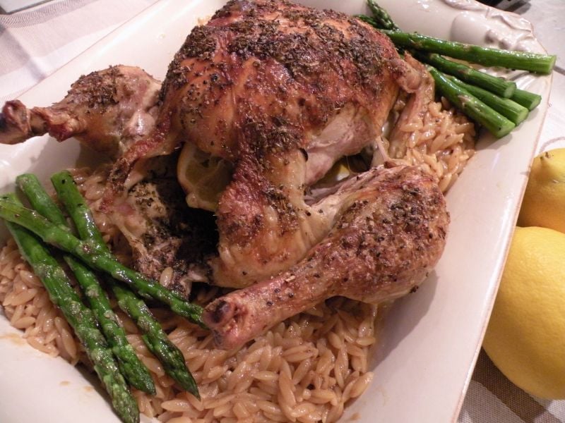 Roasted Greek Lemon Chicken - California Greek Girl — California Greek Girl