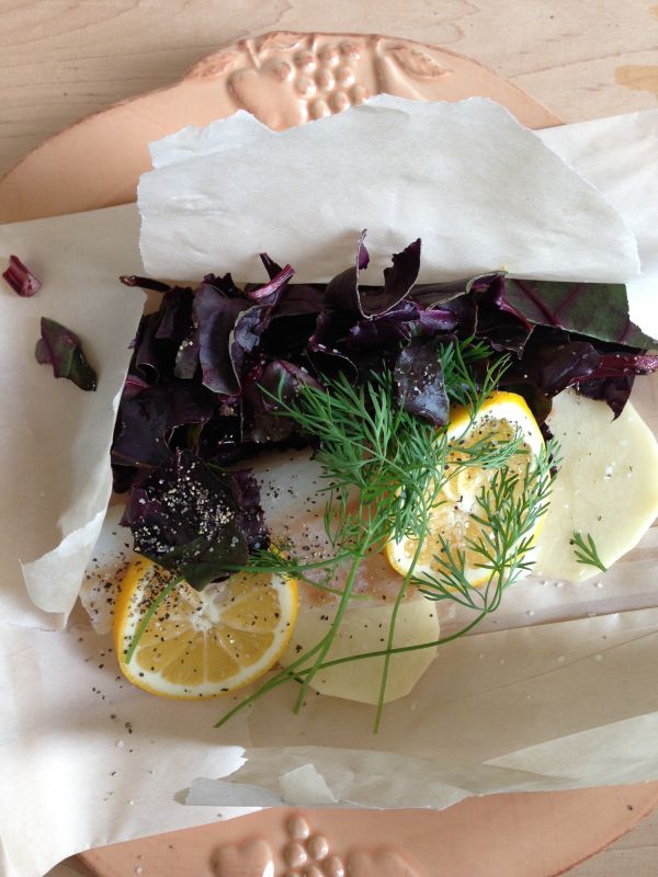 Greek Cod and Potatoes in "Papilotte" - California Greek Girl ...