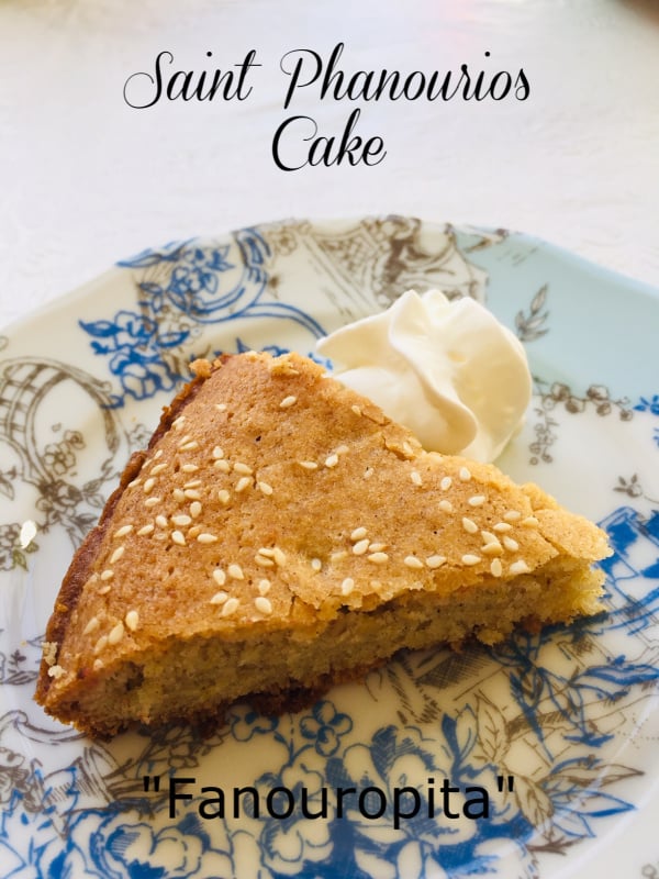 Fanouropita / Saint Phanourios Cake - California Greek Girl ...