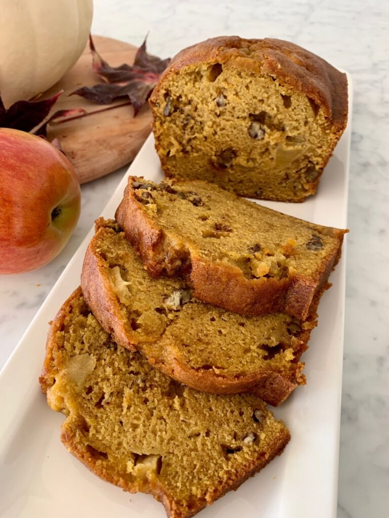 Honeycrisp Apple Pumpkin Bread - California Greek Girl — California ...