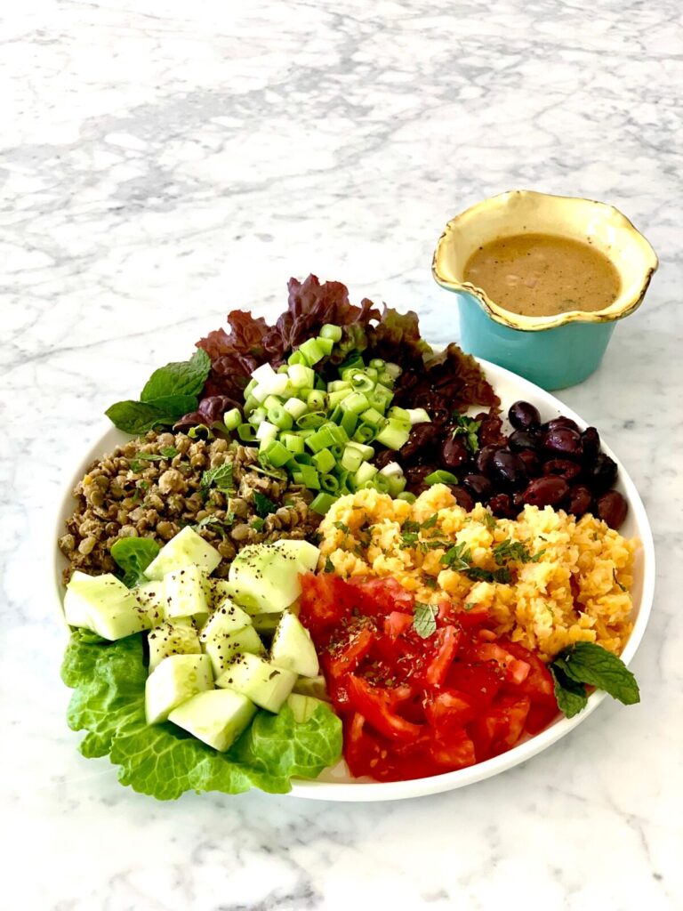 My Greek Lentil and Mint Salad - California Greek Girl — California ...
